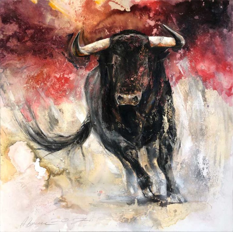 Toro rojo | Artwork by Sold | Galeria HMH | Art Gallery | Mallorca