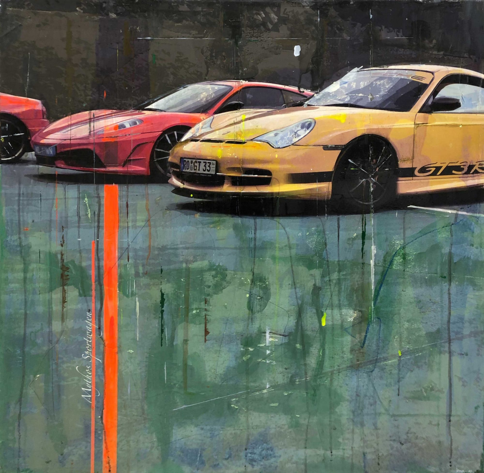 Ford Mustang 1968 | Artwork by Markus Haub | Galeria HMH | Art Gallery ...