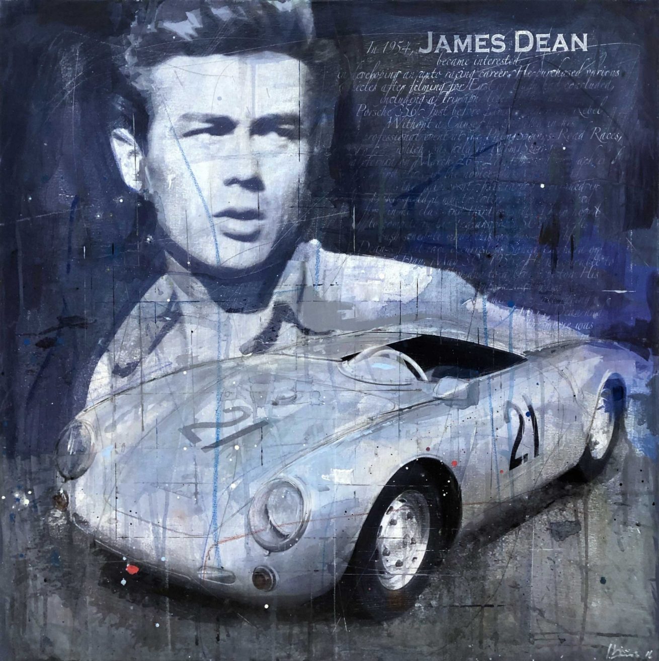 James Dean | Artwork by Markus Haub | Galeria HMH | Art Gallery | Mallorca