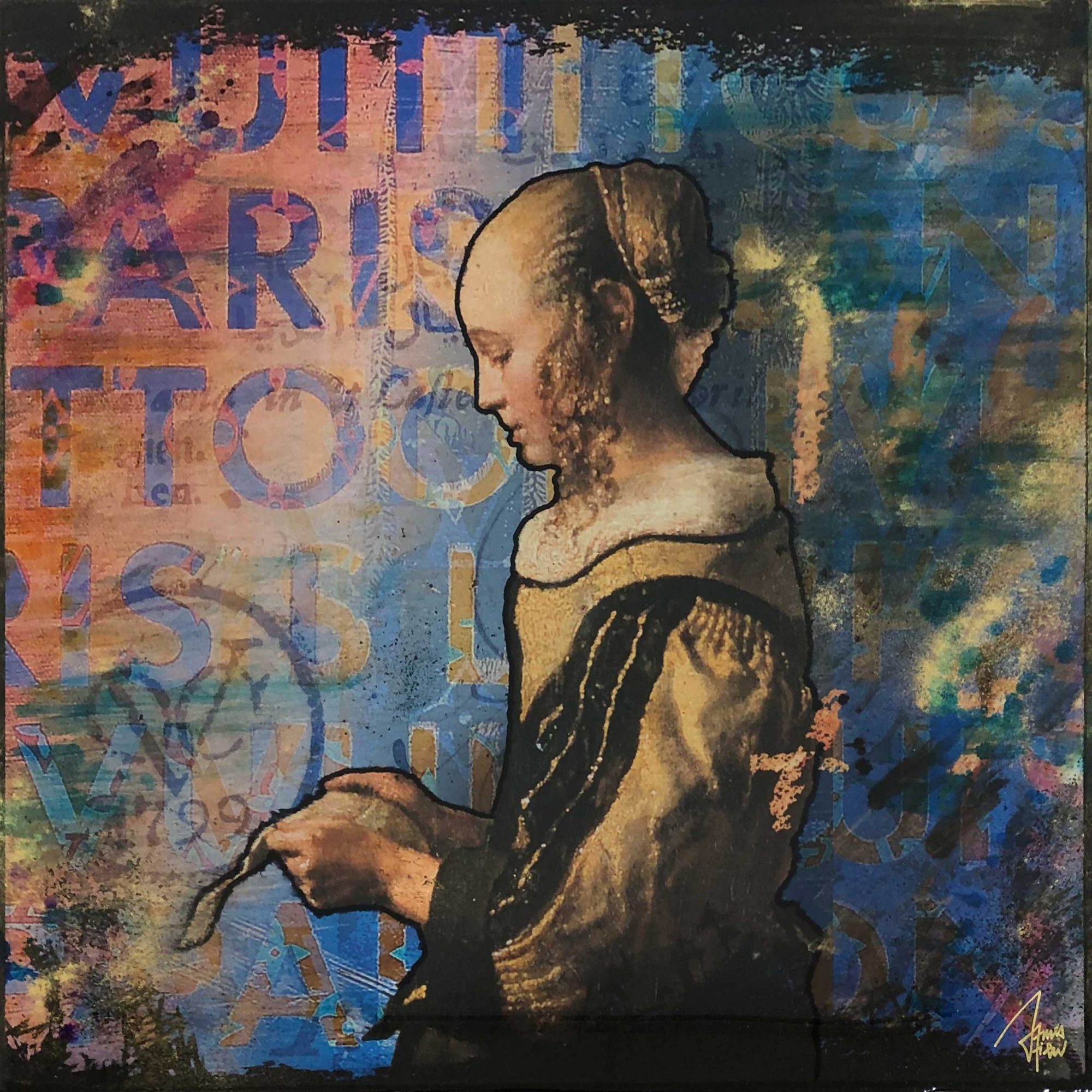 Vermeer the letter reader | Artwork by James Chiew | Galeria HMH | Art ...