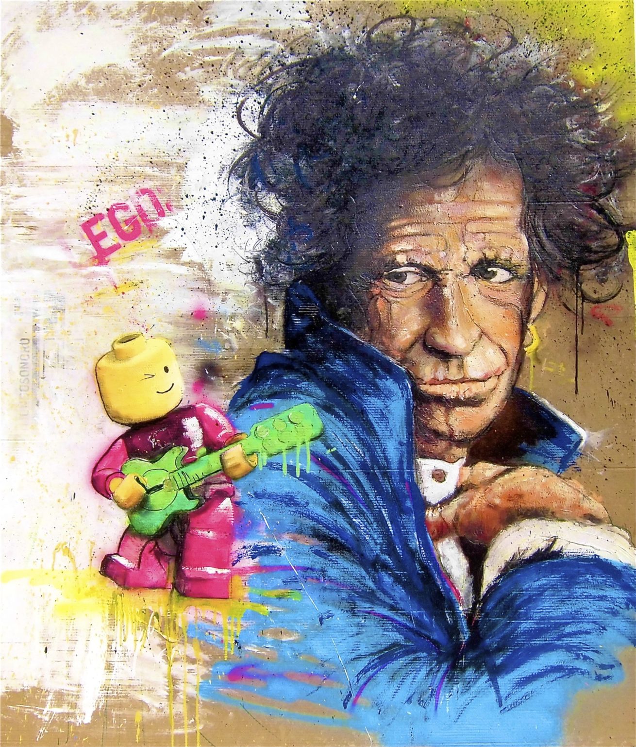 Keith Richards And His Alter Ego Artwork By Ivan Montana Galeria keith-richards-and-his-alter-ego-artwork-by-ivan-montana-galeria