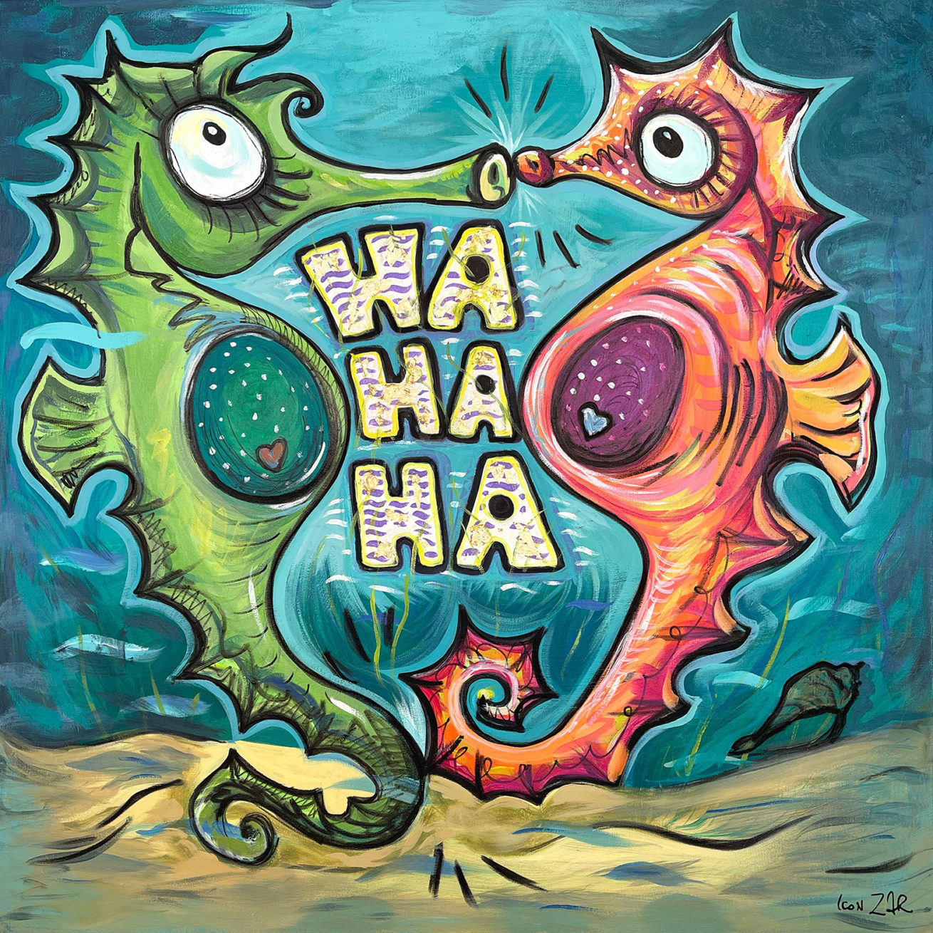 Hahaha | Artwork by Icon Zar | Galeria HMH | Art Gallery | Mallorca