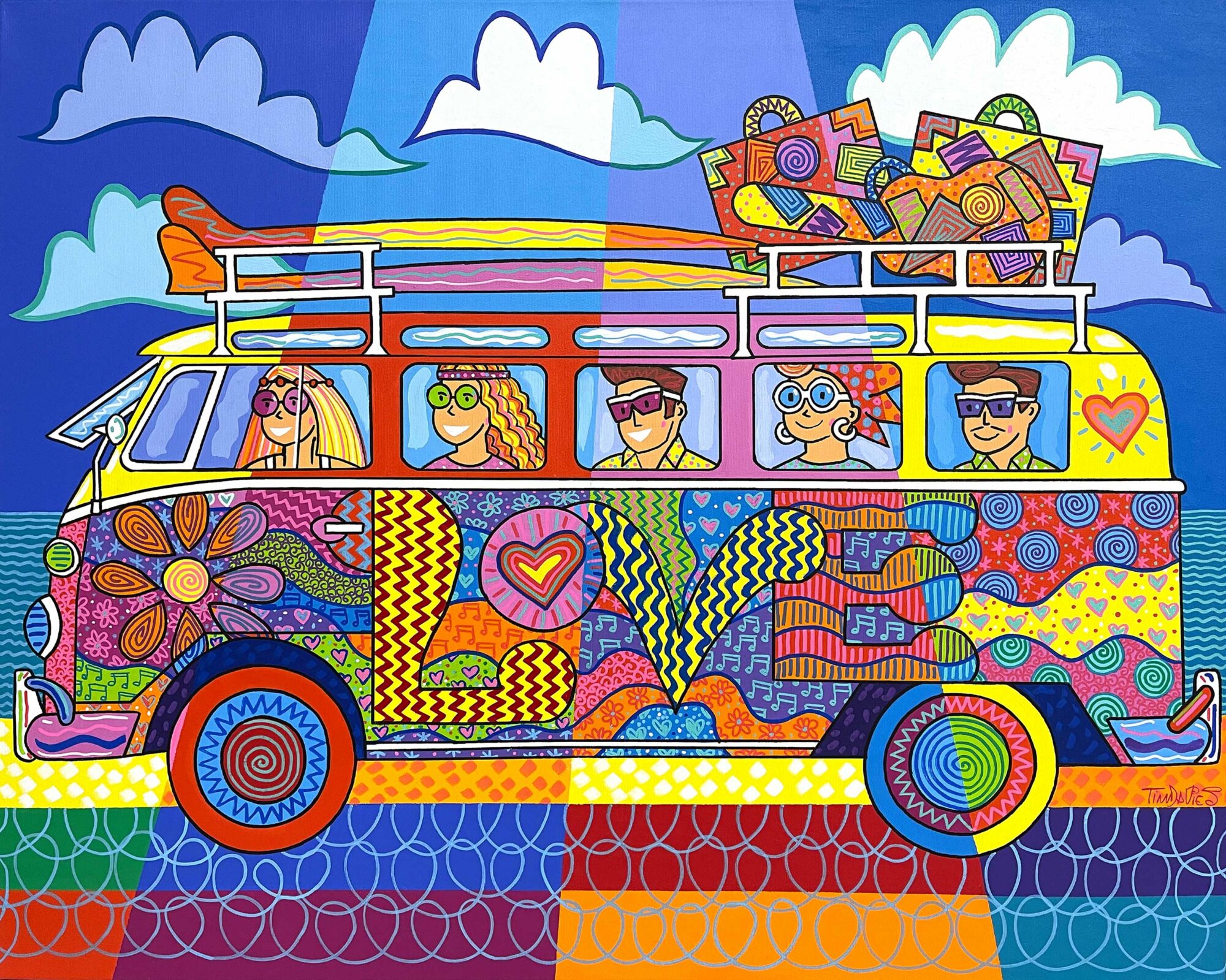 Magic bus | Artwork by Tim Davis | Galeria HMH | Art Gallery | Mallorca