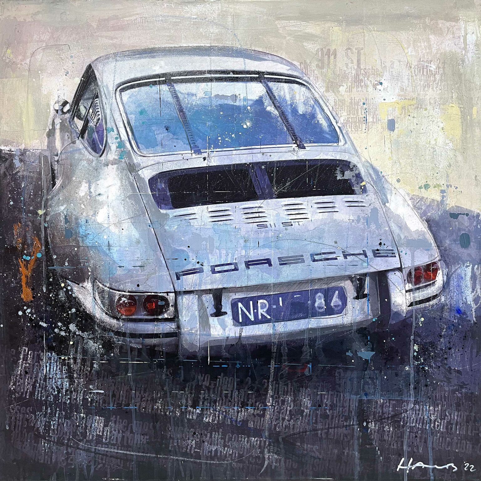 Porsche 911 | Artwork by Markus Haub | Galeria HMH | Art Gallery | Mallorca