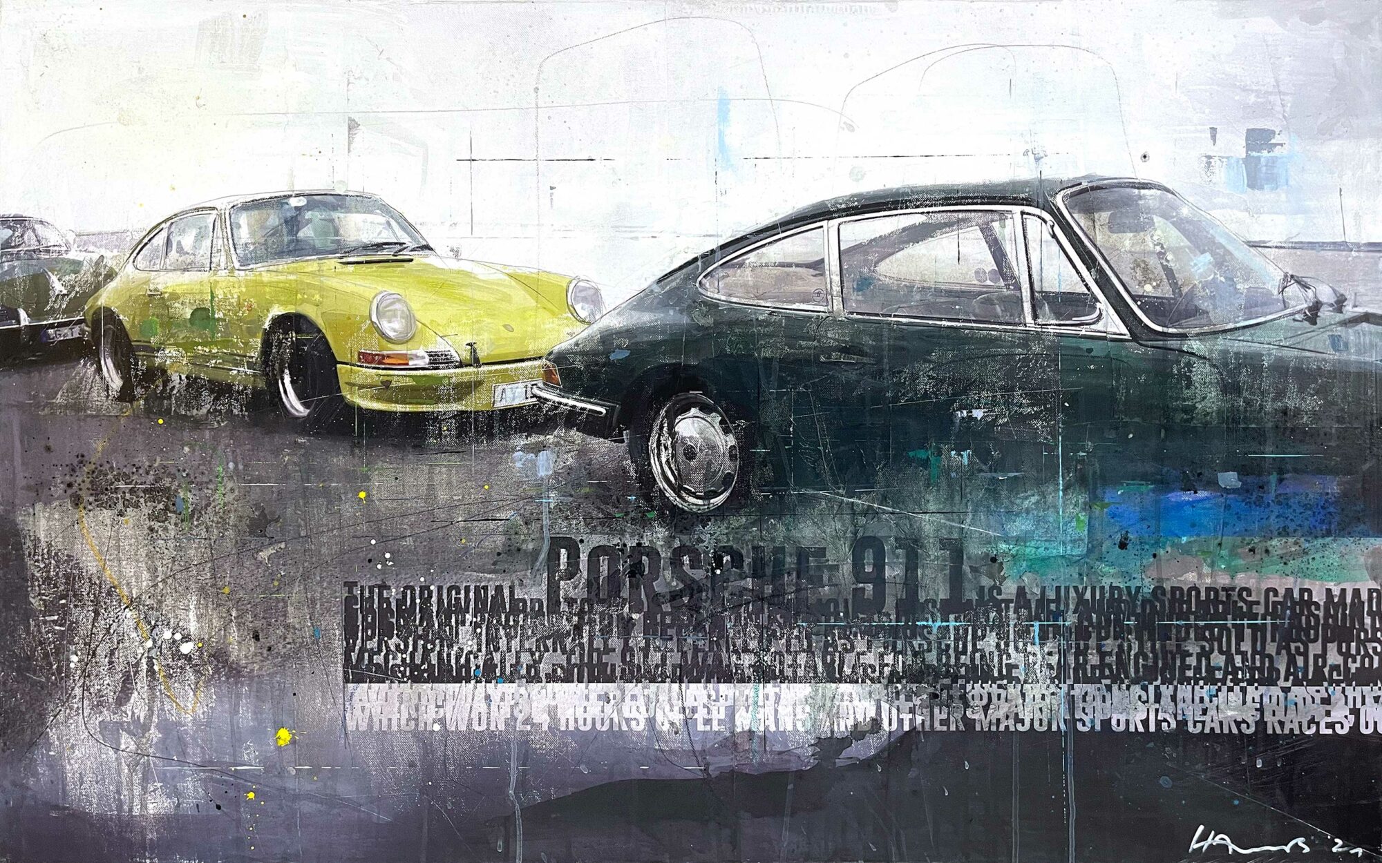 Porsche 911 | Artwork by Markus Haub | Galeria HMH | Art Gallery | Mallorca