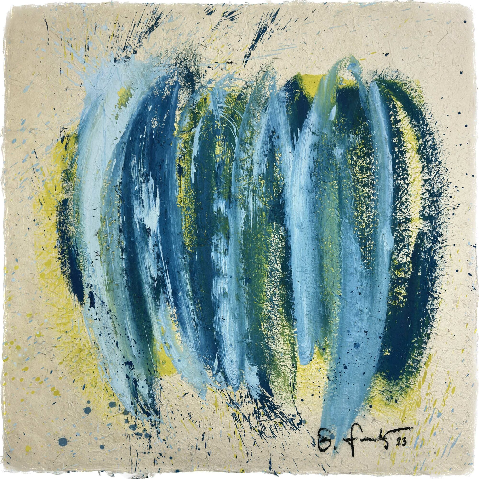 Rhapsodie in Blue IV | Kunstwerk von Enrique Fuentes | Galeria HMH ...