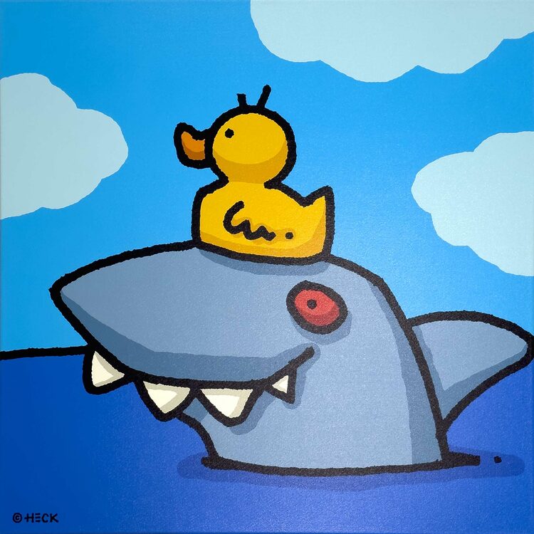 Taking the red eye | Artwork by Ed Heck | Galeria HMH | Art Gallery ...