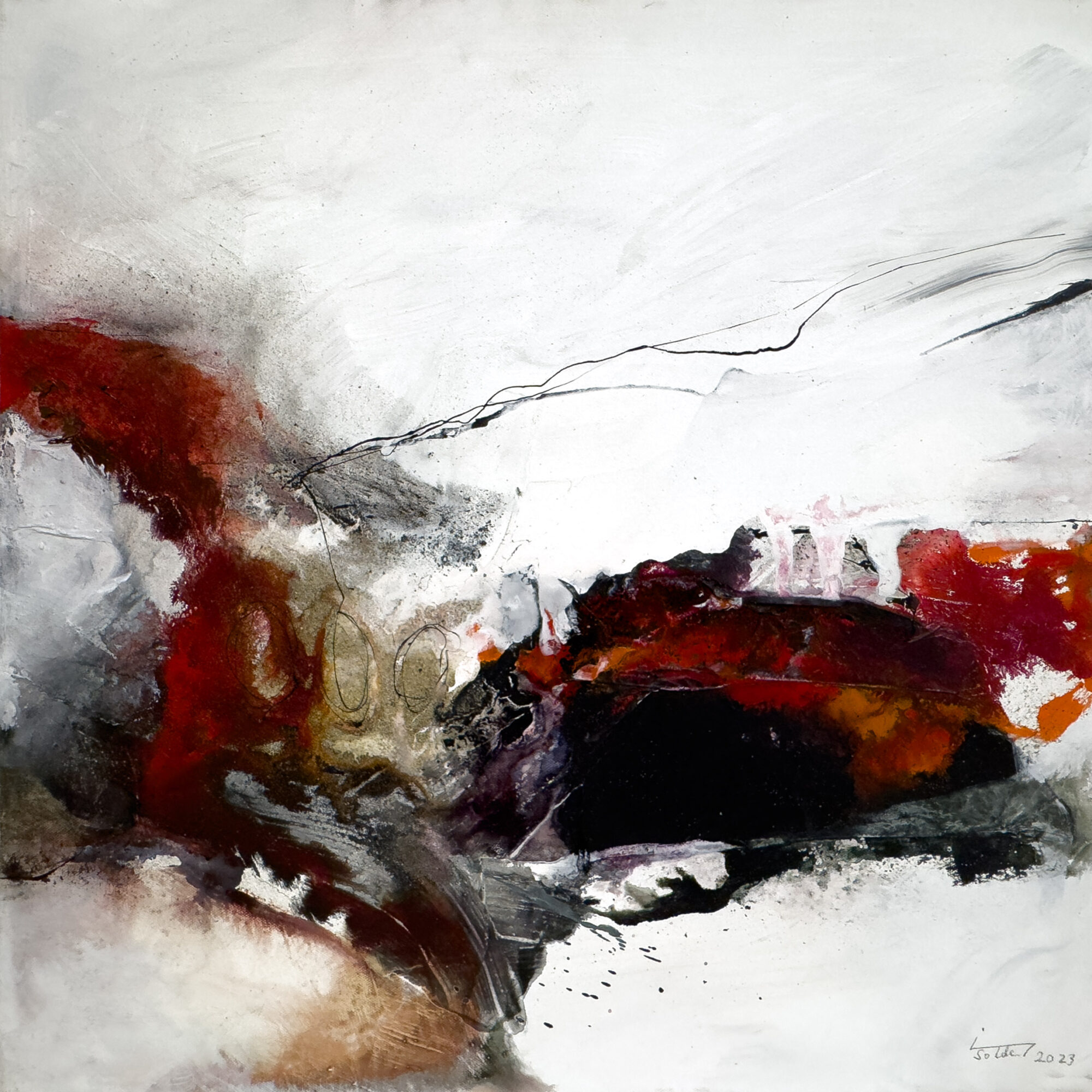 Olivenhain B | Artwork by Isolde Folger | Galeria HMH | Art Gallery ...