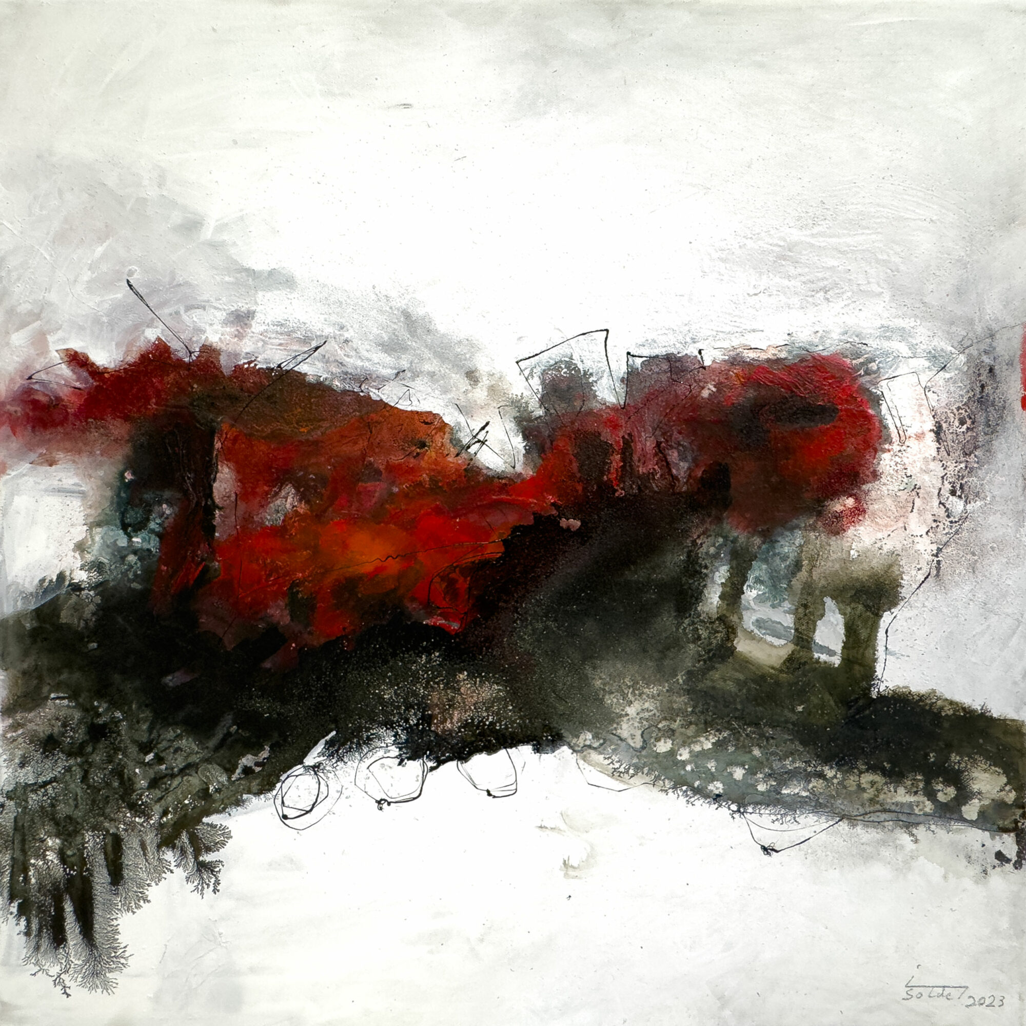 Olivenhain A | Artwork by Isolde Folger | Galeria HMH | Art Gallery ...